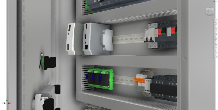 PLC控制箱模型 – 电气CAD吧